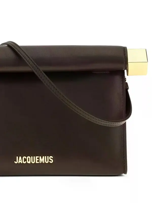 Jacquemus Rond Carré Leather Clutch Bag