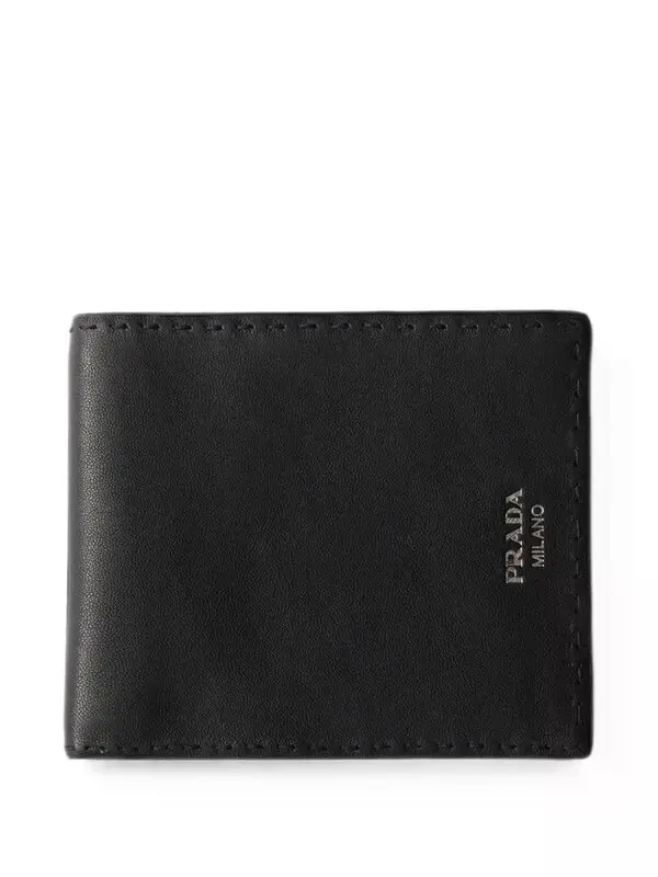 Prada Antiqued Leather Wallet