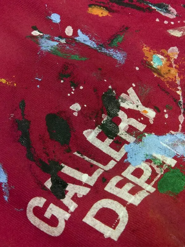 GALLERY DEPT. Paint Splatter Logo Print Shorts