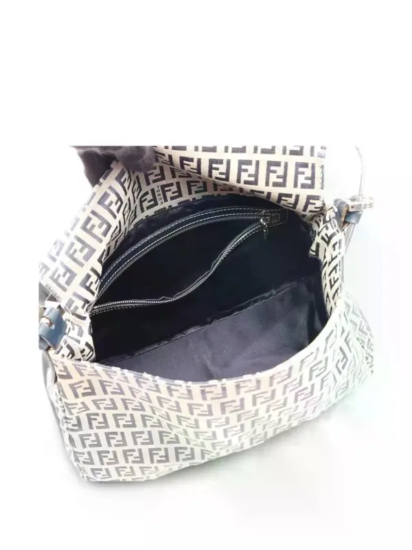 Fendi 2000s Ff Logo Mamma Baguette Shoulder Bag