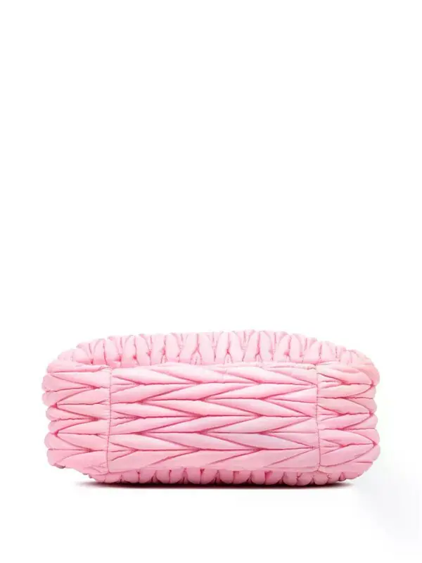 Miu Miu Medium Matelassé Tessuto Wander Hobo Bag