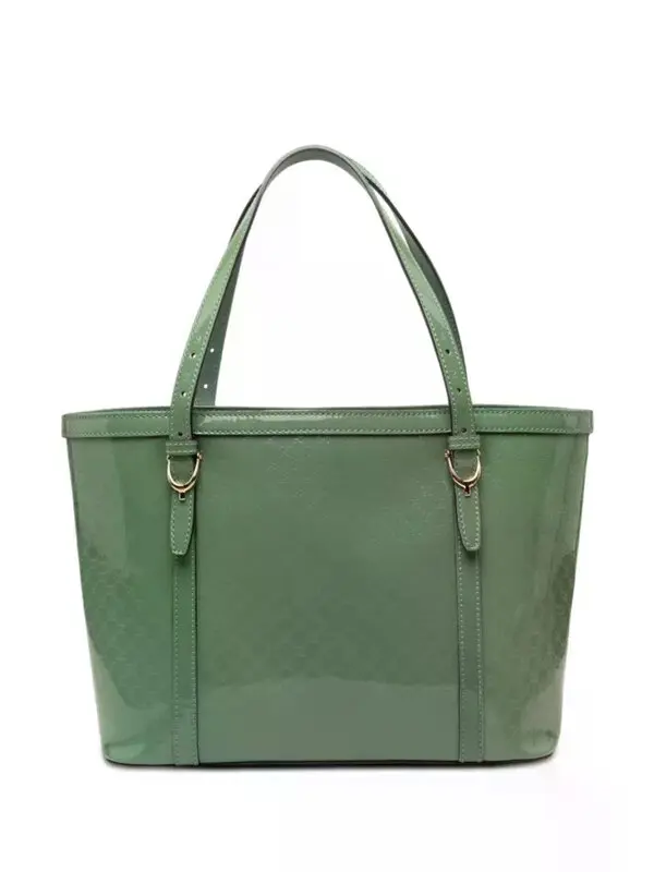 Gucci 2000-2015 Patent Microguccissima Nice Tote Bag