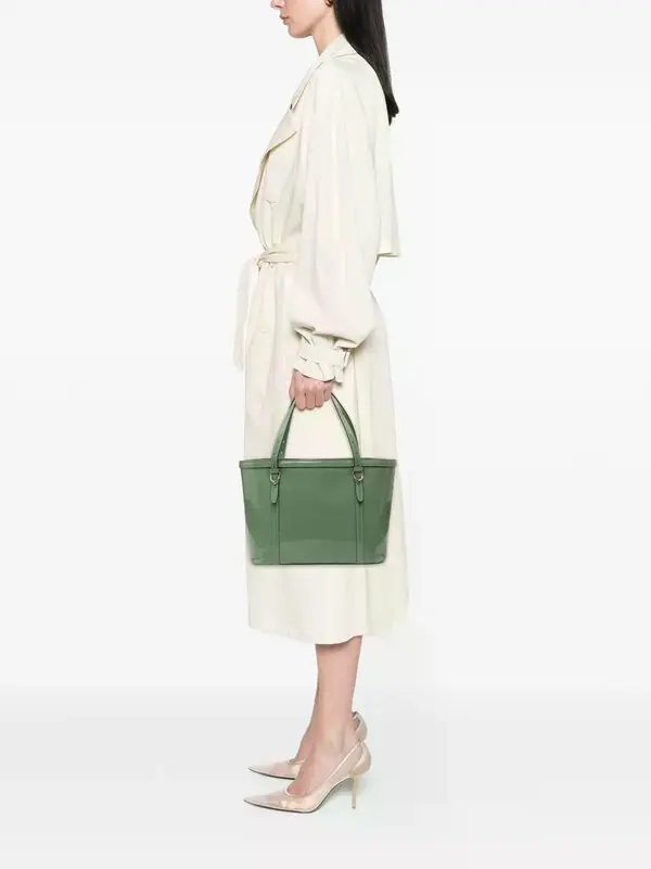 Gucci 2000-2015 Patent Microguccissima Nice Tote Bag