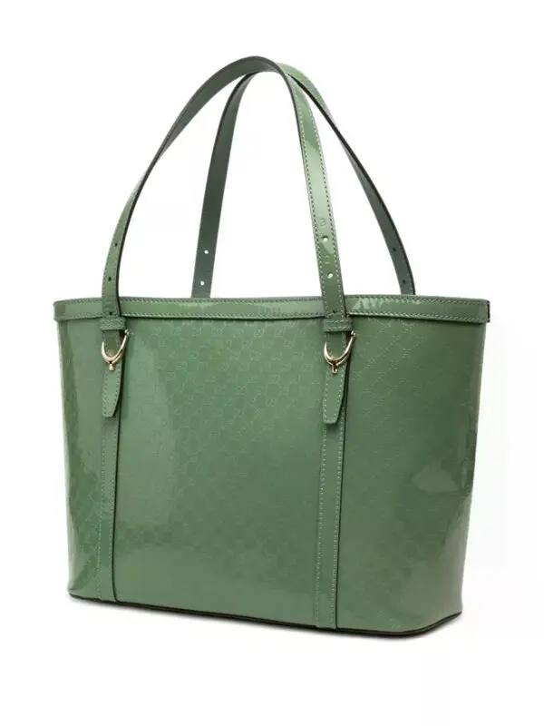 Gucci 2000-2015 Patent Microguccissima Nice Tote Bag