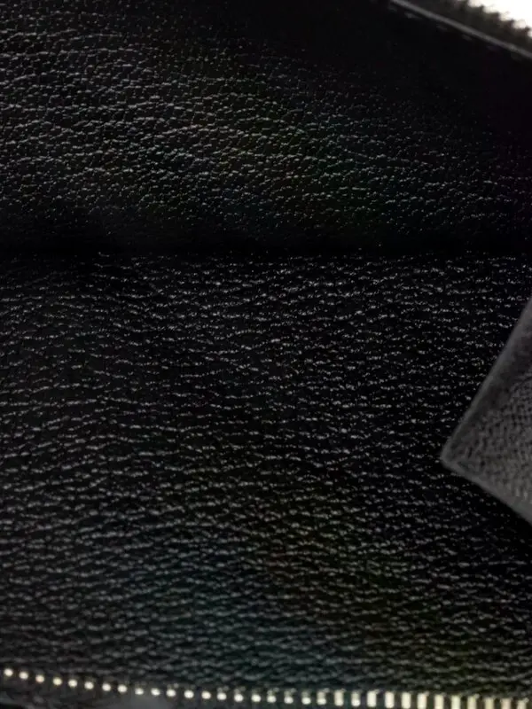 Hermès 2012 Chevre Mysore Bearn Soufflet Wallet Long Wallets