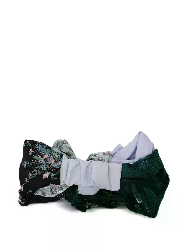 CA4LA Floral Print Mesh Headband