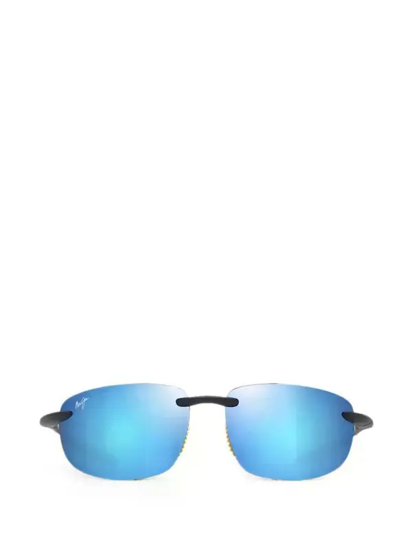 Maui Jim Ho'okipa Ultra Rectangle-frame Sunglasses - Black