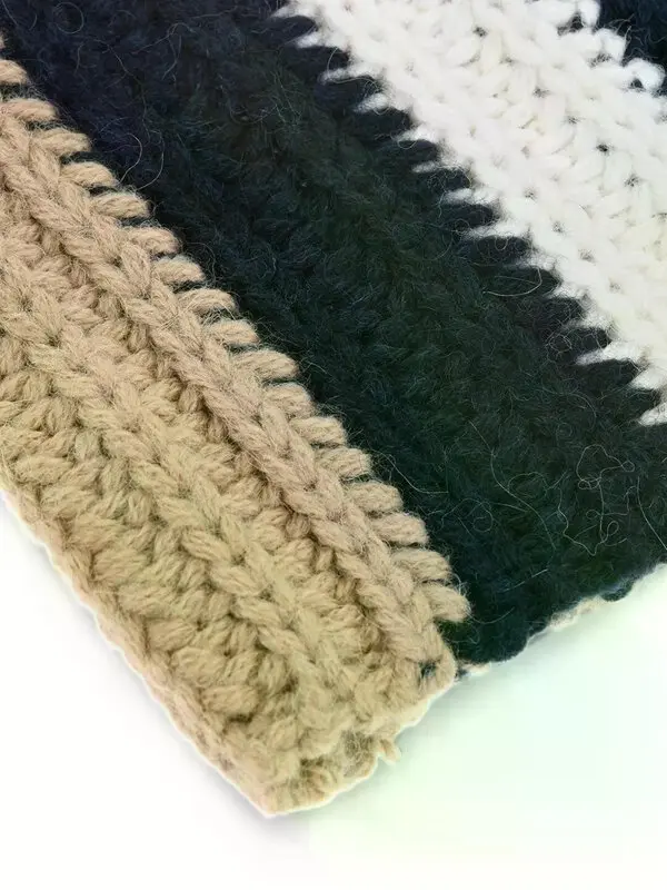 Dsquared2 Striped Pattern Beanie Hat