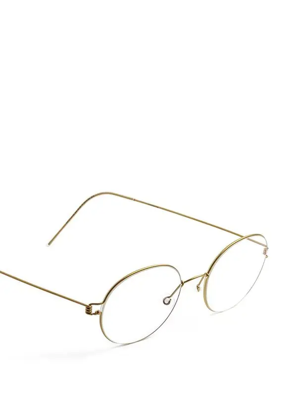 LINDBERG Stefano Round-frame Glasses