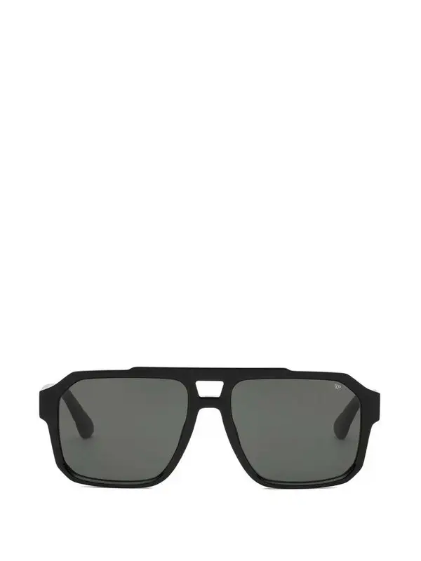 Philipp Plein Logo-plaque Geometric-frame Sunglasses