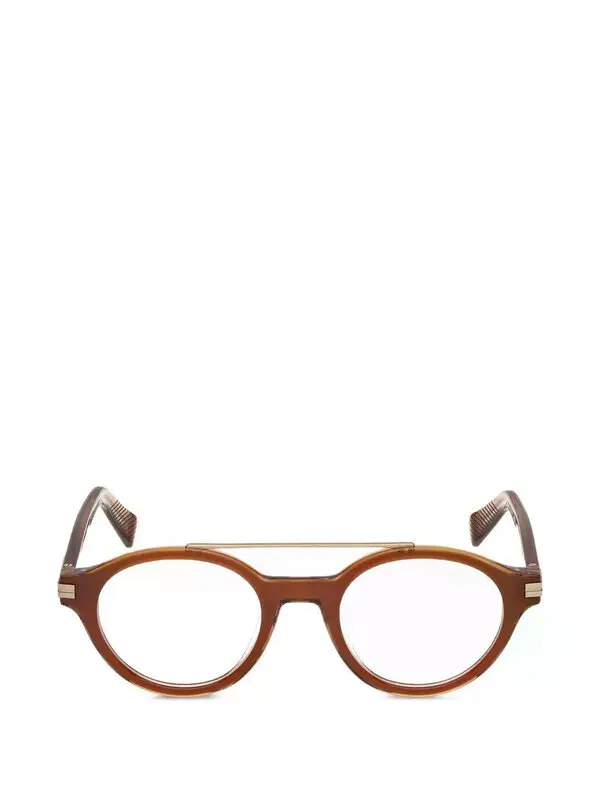 Zegna Round-frame Glasses