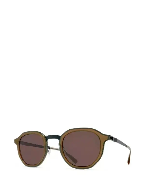 Mykita Sawyer Round Frame Sunglasses - Brown