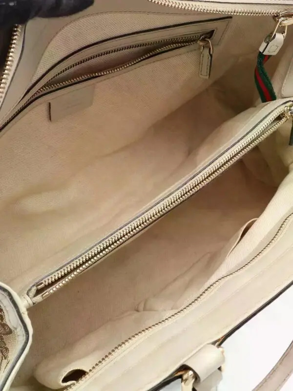 Gucci Mayfair Gg Canvas Tote Bag - Neutrals