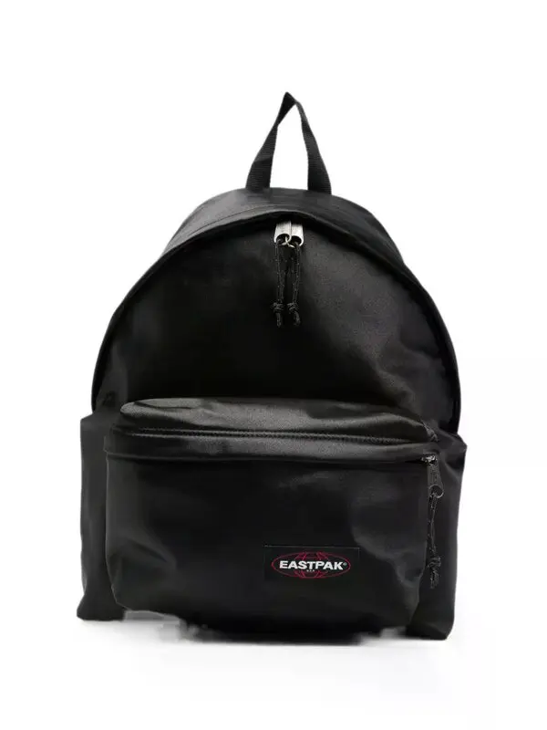 EASTPAK Satin Finish Logo Patch Backpack - Black