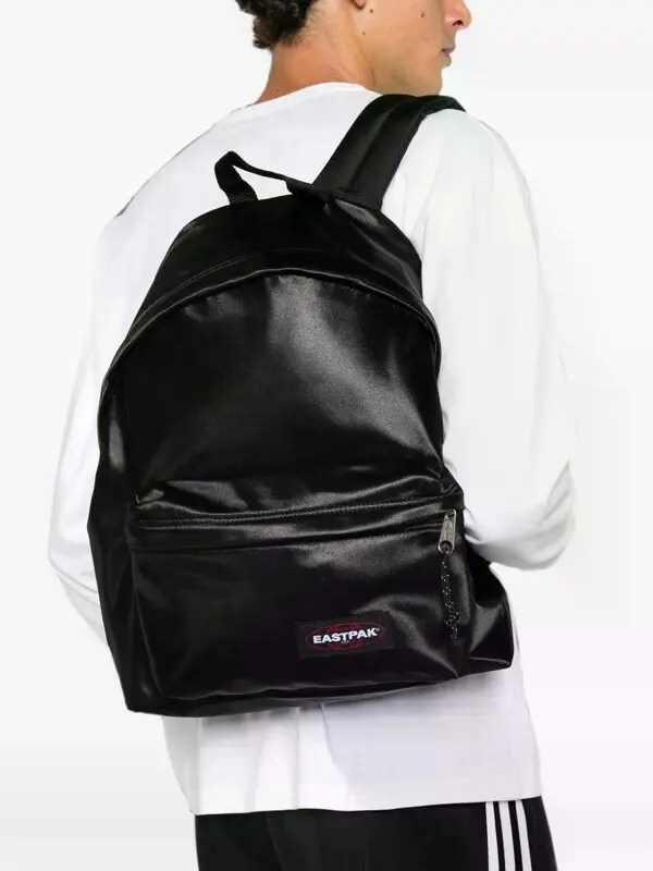 EASTPAK Satin Finish Logo Patch Backpack