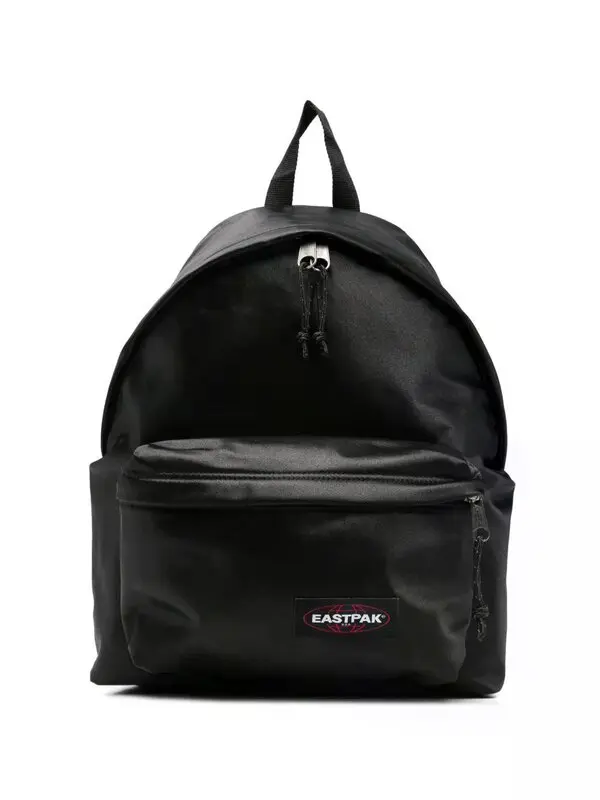EASTPAK Satin Finish Logo Patch Backpack - Black