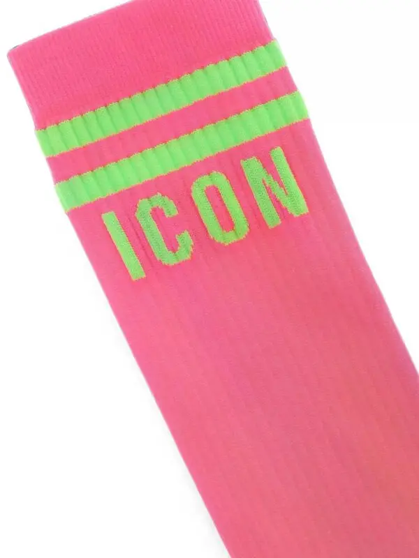 Dsquared2 Icon Ribbed Socks