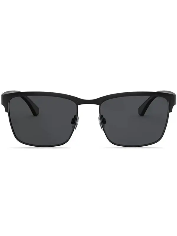Emporio Armani Matte Square Sunglasses