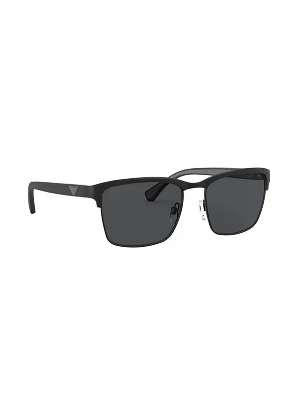 Emporio Armani Matte Square Sunglasses