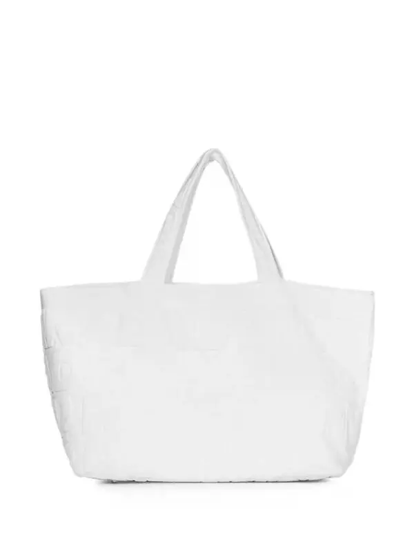 Dsquared2 Logo Embossed Cotton Terry Tote Bag
