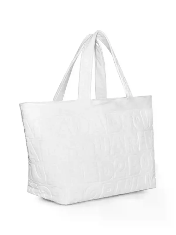 Dsquared2 Logo Embossed Cotton Terry Tote Bag