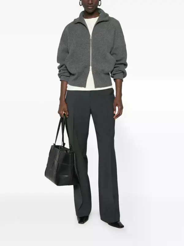 Extreme Cashmere Zip-up Knitted Sweater