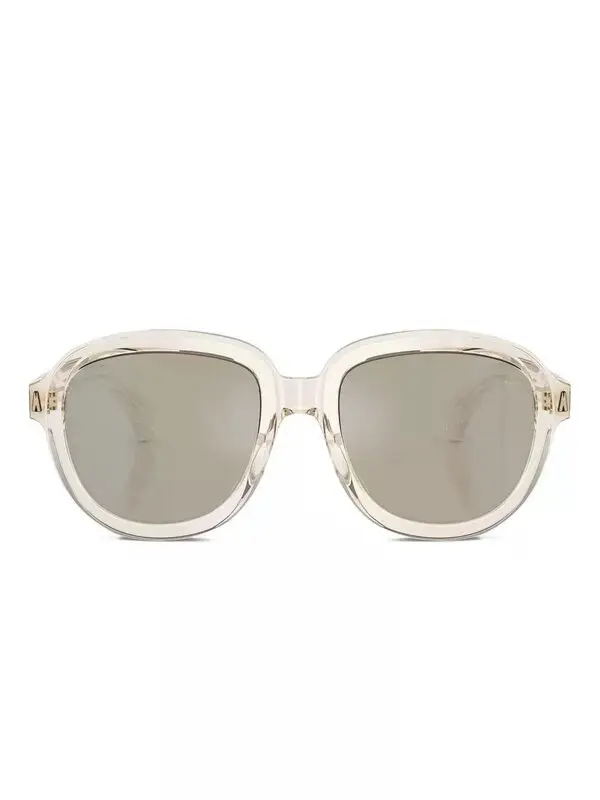 Moncler Transparent Square-frame Sunglasses