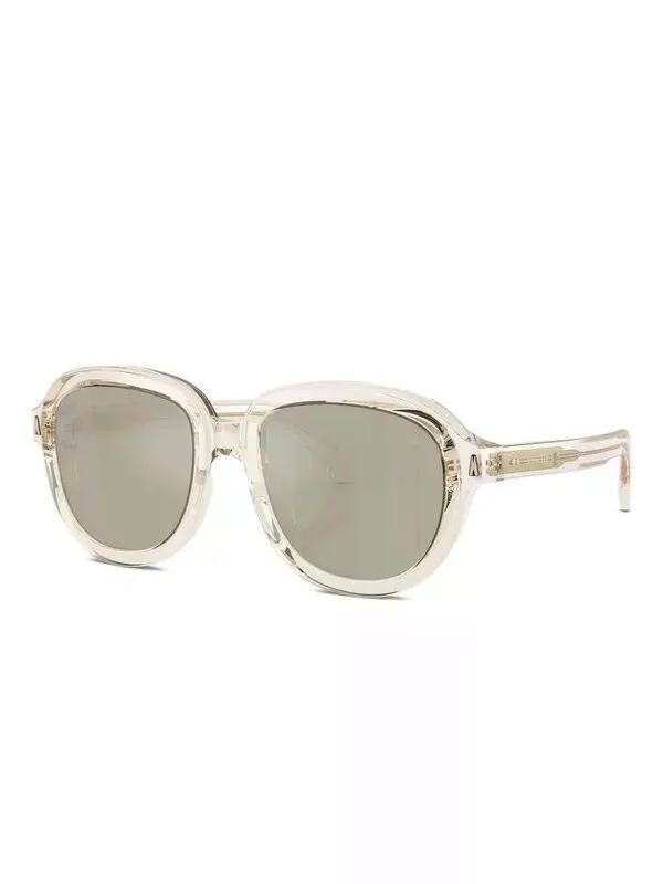 Moncler Transparent Square-frame Sunglasses