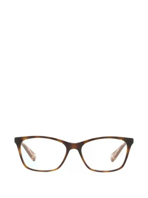POLO RALPH LAUREN EYEWEAR Tortoiseshell-effect Rectangle-frame Glasses