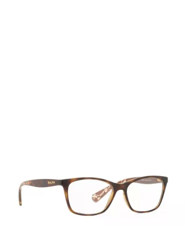 POLO RALPH LAUREN EYEWEAR Tortoiseshell-effect Rectangle-frame Glasses