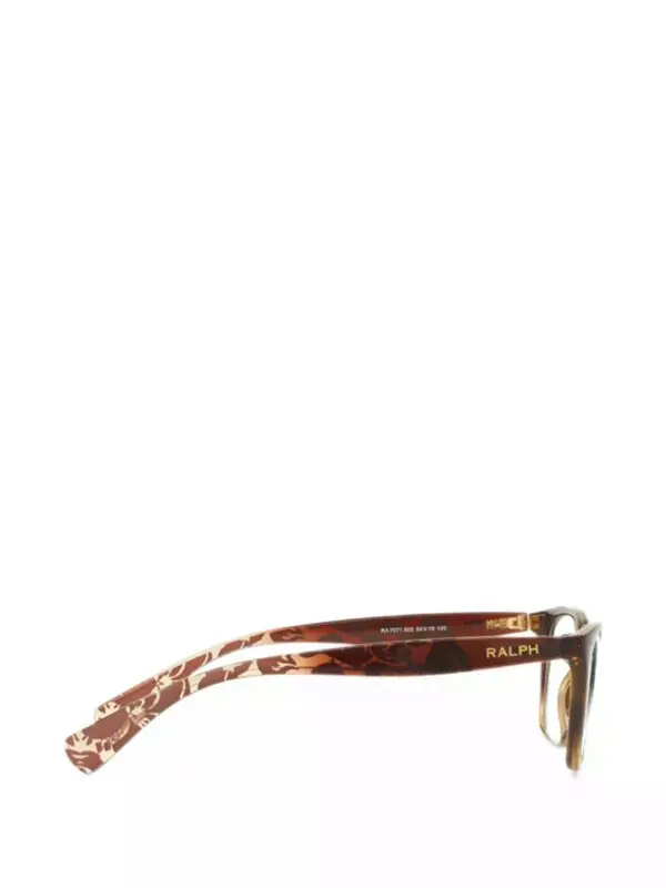 POLO RALPH LAUREN EYEWEAR Tortoiseshell-effect Rectangle-frame Glasses