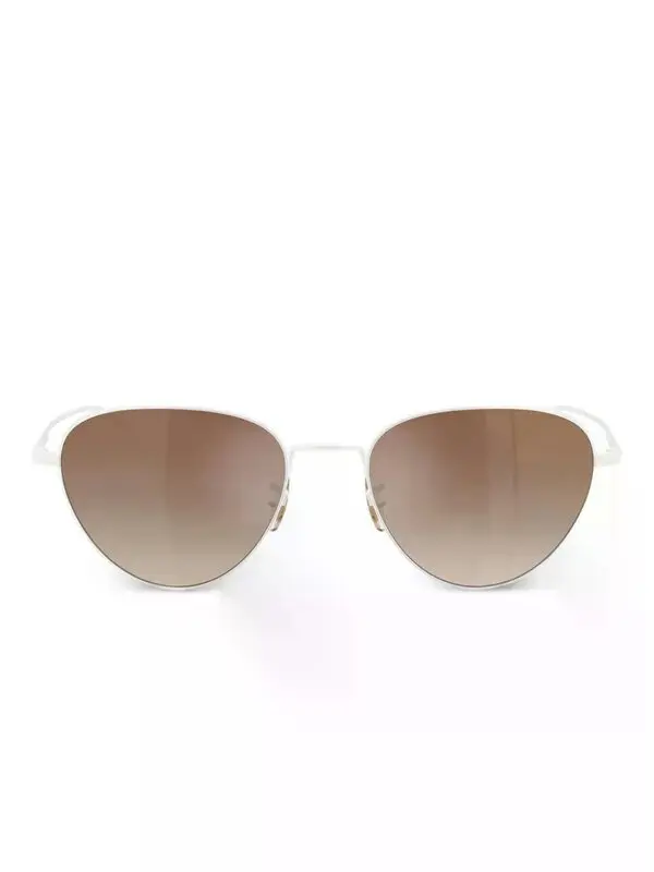 Oliver Spencer Cat Eye Frame Sunglasses - White