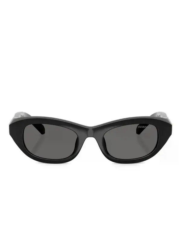 SWAROVSKI Crystal-embellished Cat-eye Sunglasses - Black