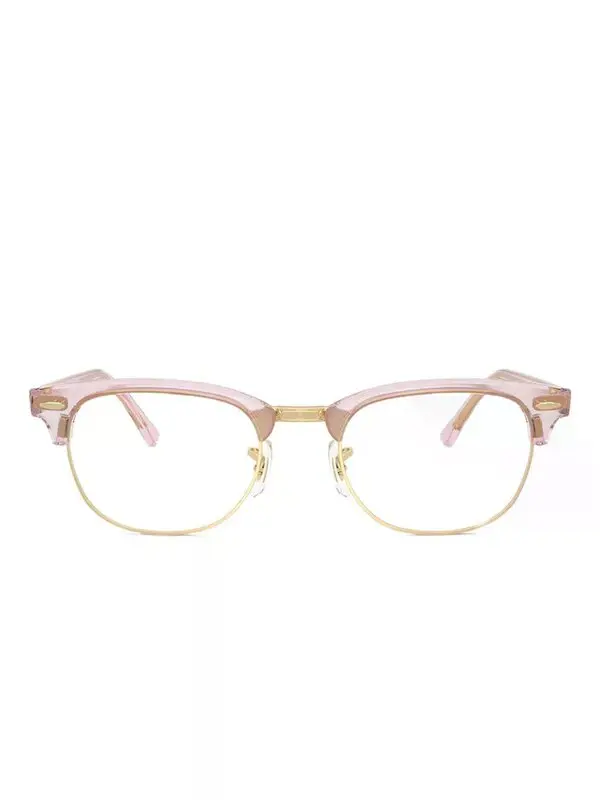 Ray-ban Photo Waves Clubmaster Half-frame Glasses
