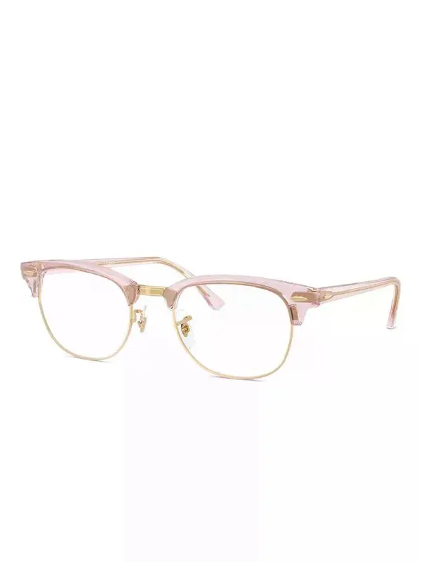 Ray-ban Photo Waves Clubmaster Half-frame Glasses
