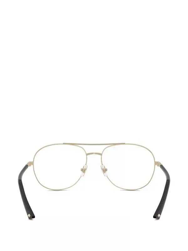 JIMMY CHOO Pilot-frame Double-bridge Glasses
