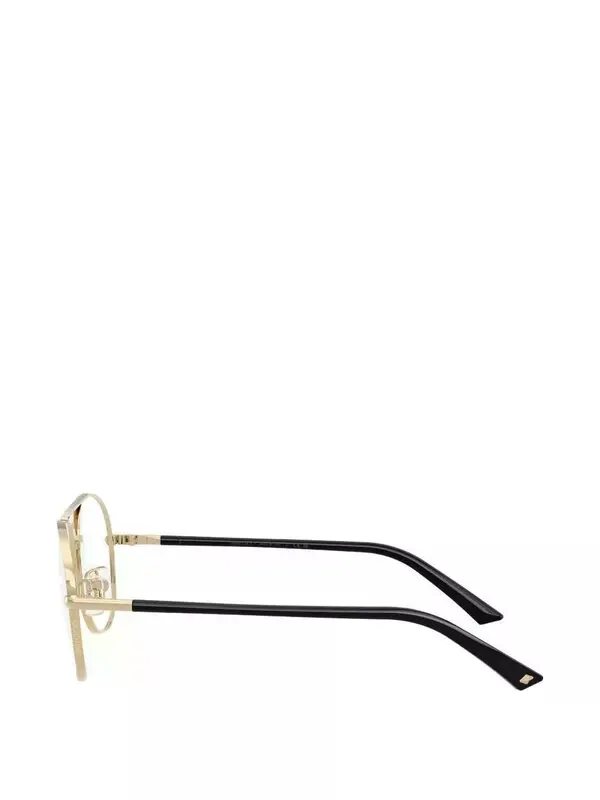 JIMMY CHOO Pilot-frame Double-bridge Glasses