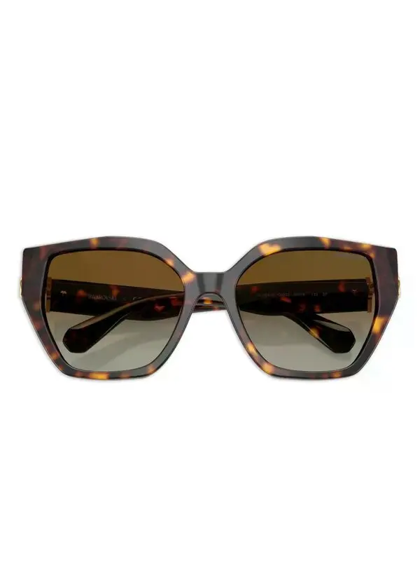 SWAROVSKI Crystal-embellished Geometric Sunglasses