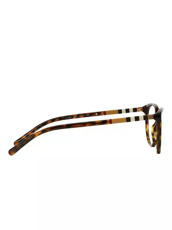 Burberry Havana Oval-frame Glasses