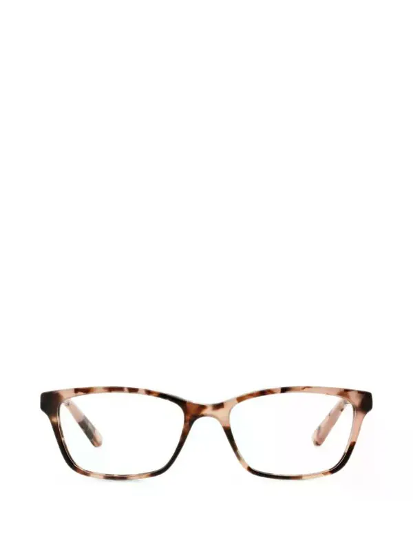 POLO RALPH LAUREN EYEWEAR Tortoiseshell-effect Rectangle-frame Glasses