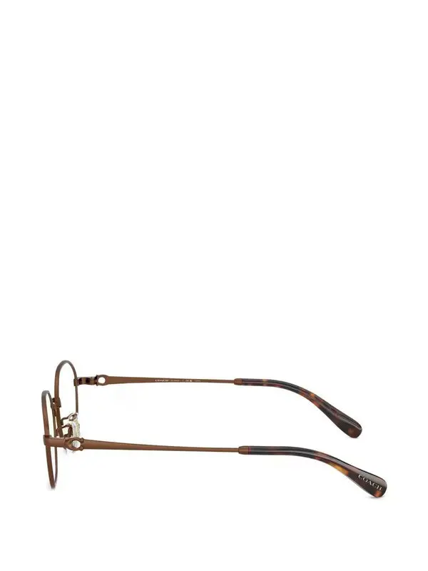 COACH Geometric-frame Titanium Glasses