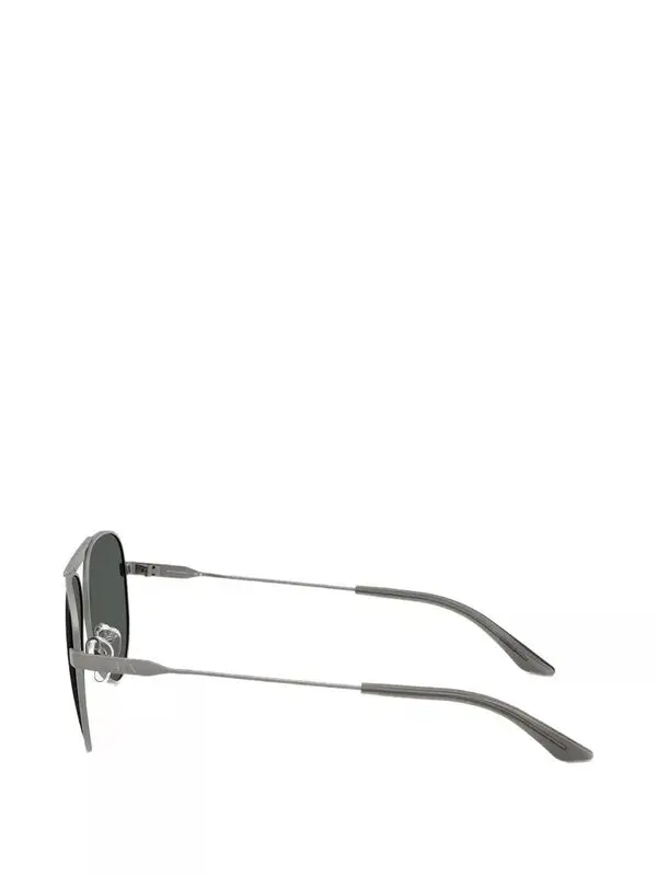 Armani Exchange Double-bridge Pilot-frame Sunglasses