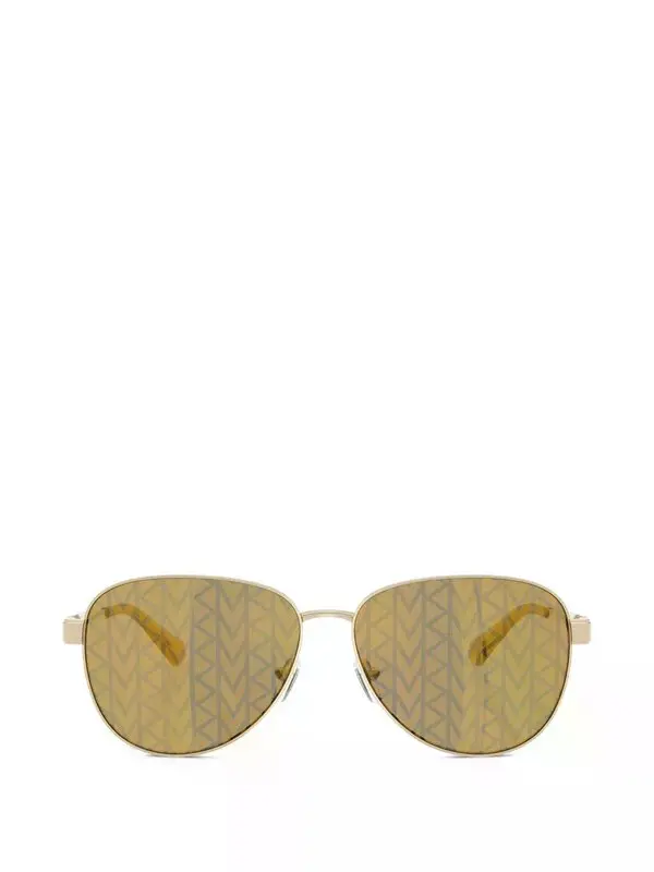 Michael Kors Biarritz Logo-print Pilot-frame Sunglasses
