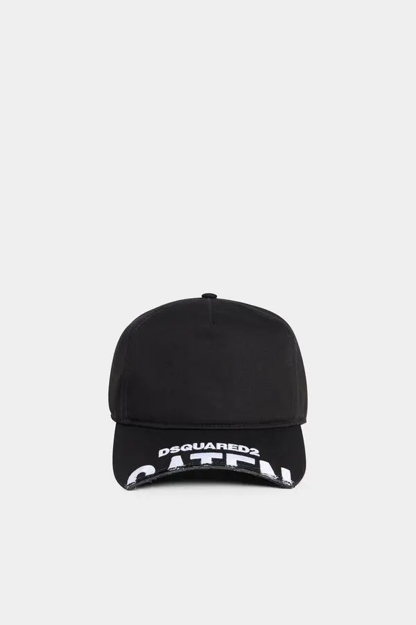 Dsquared2 Baseball Cap With Maxi Lettering - Black
