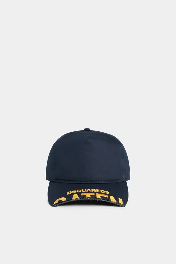 Dsquared2 Baseball Cap With Maxi Lettering - Blue