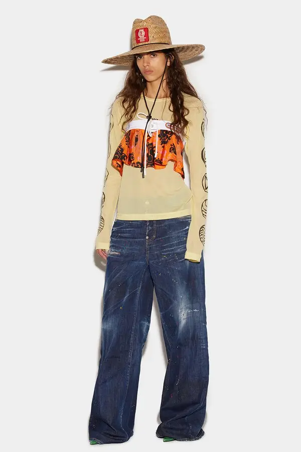 Dsquared2 Dark Bob Wash Traveller Jeans