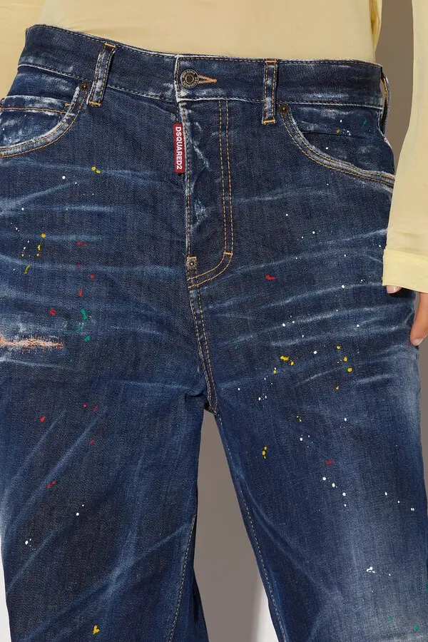 Dsquared2 Dark Bob Wash Traveller Jeans