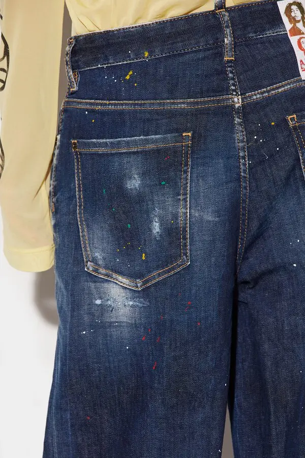 Dsquared2 Dark Bob Wash Traveller Jeans
