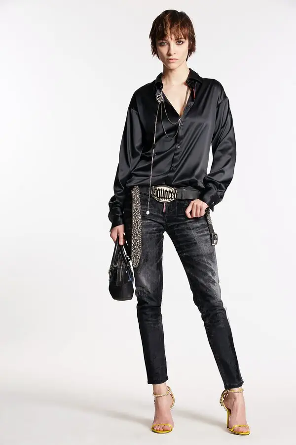 Dsquared2 Flock Wash Jennifer Jeans