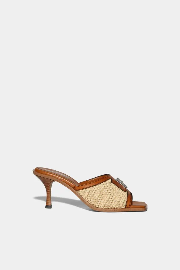Dsquared2 Jungle Rafia Sandals